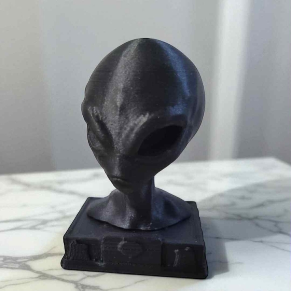 Accents | Black Alien Head Sculpture | Poshmark